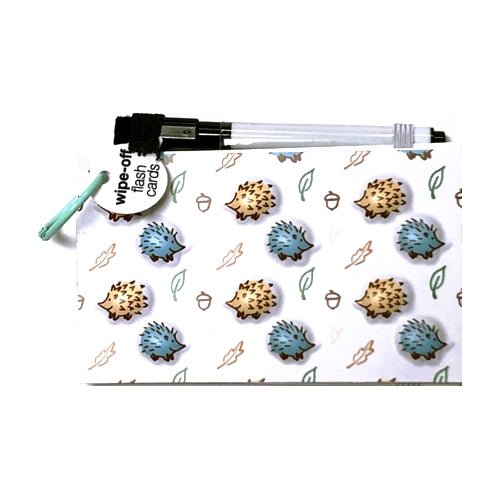 So-Mine Wipe Off 2-Sided Flash Cards with Dry Erase Marker/Eraser - 3 ...